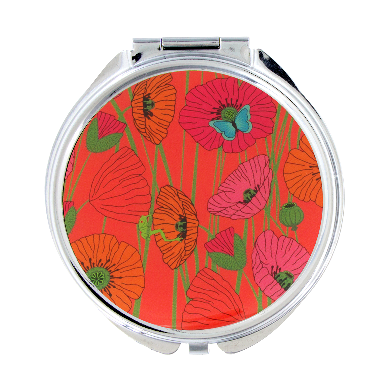 Pocket mirror - Lady Look - Coquelicots - Pylones