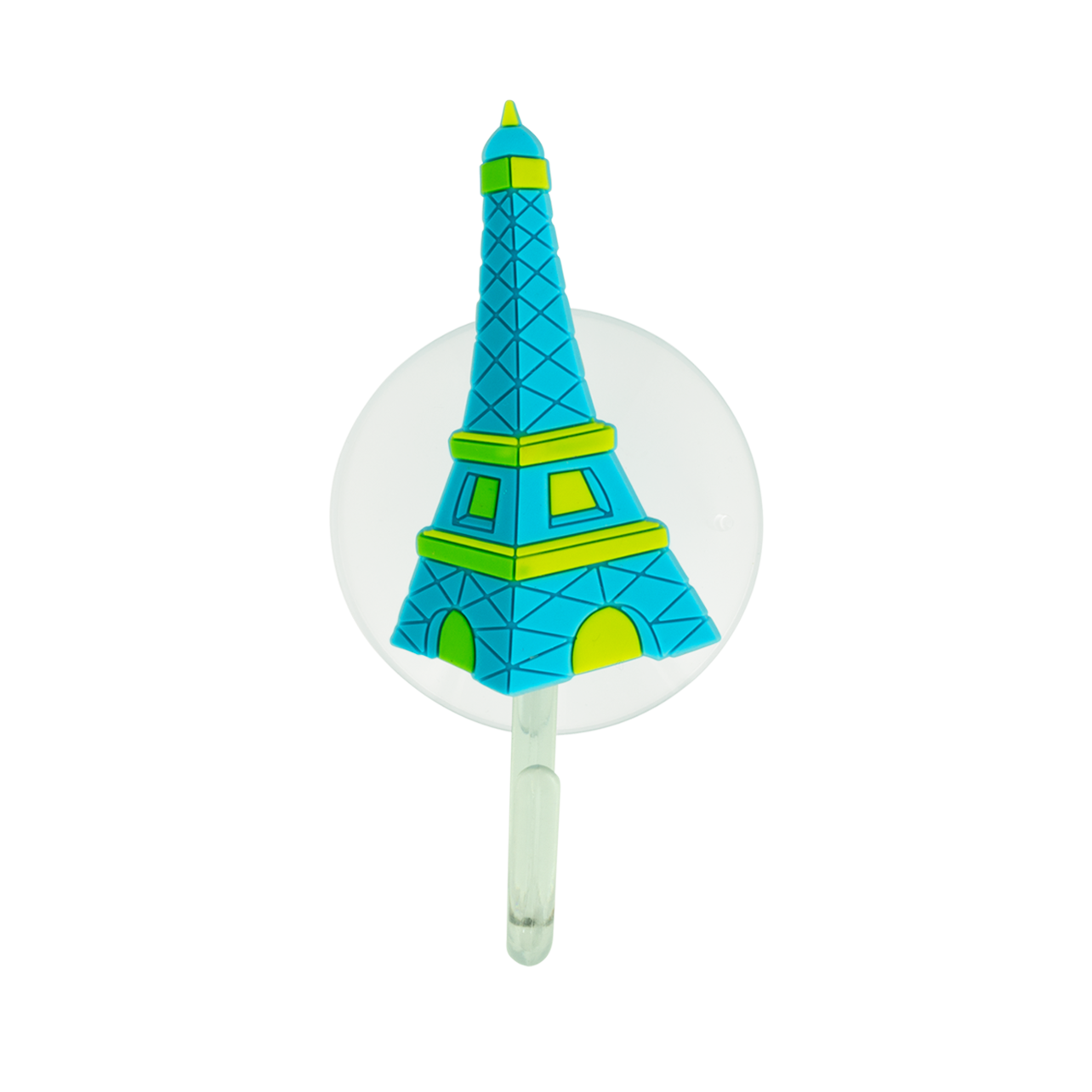 Crochet ventouse - Ani-holder - Tour Eiffel Bleue - Pylones