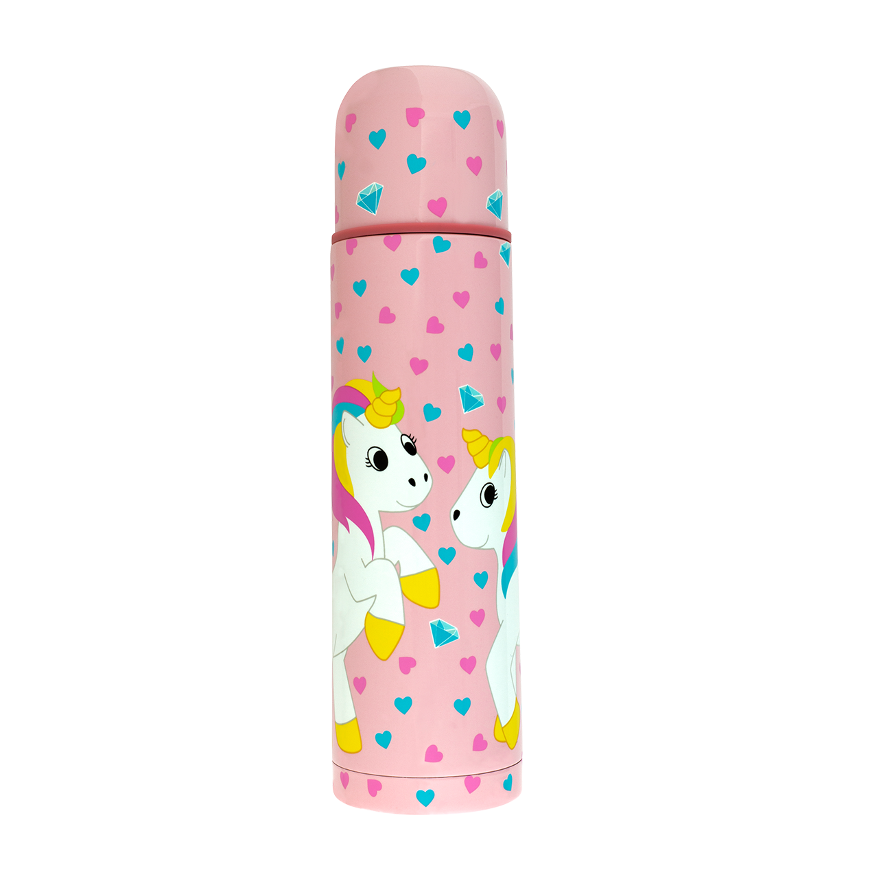 Bouteille isotherme - Mini Keep Cool - Licorne Rose - Pylones