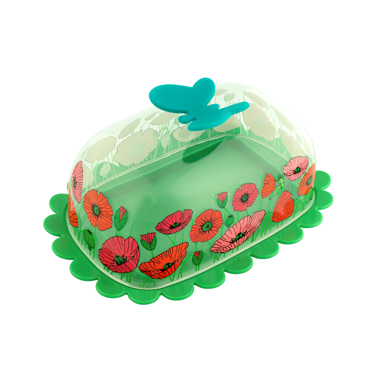 Butter dish - Butter Fly - Coquelicots - Pylones