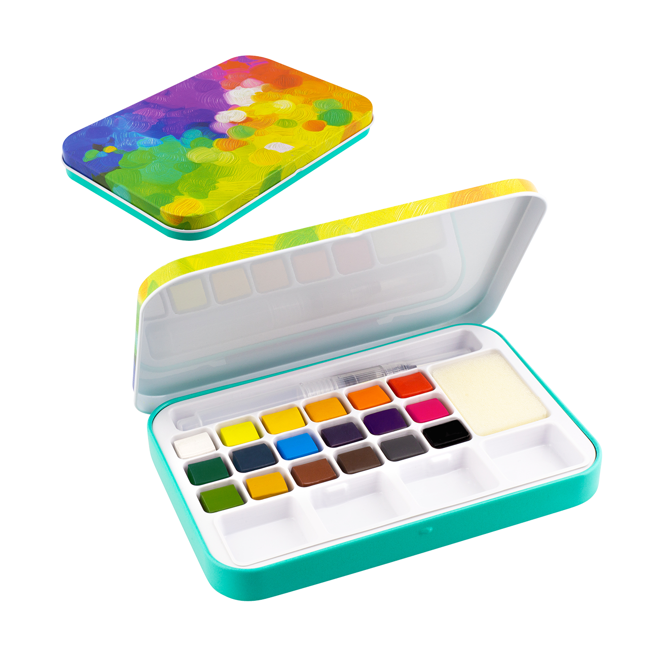 Scatola per acquerelli - Eau En Couleurs - Palette - Pylones