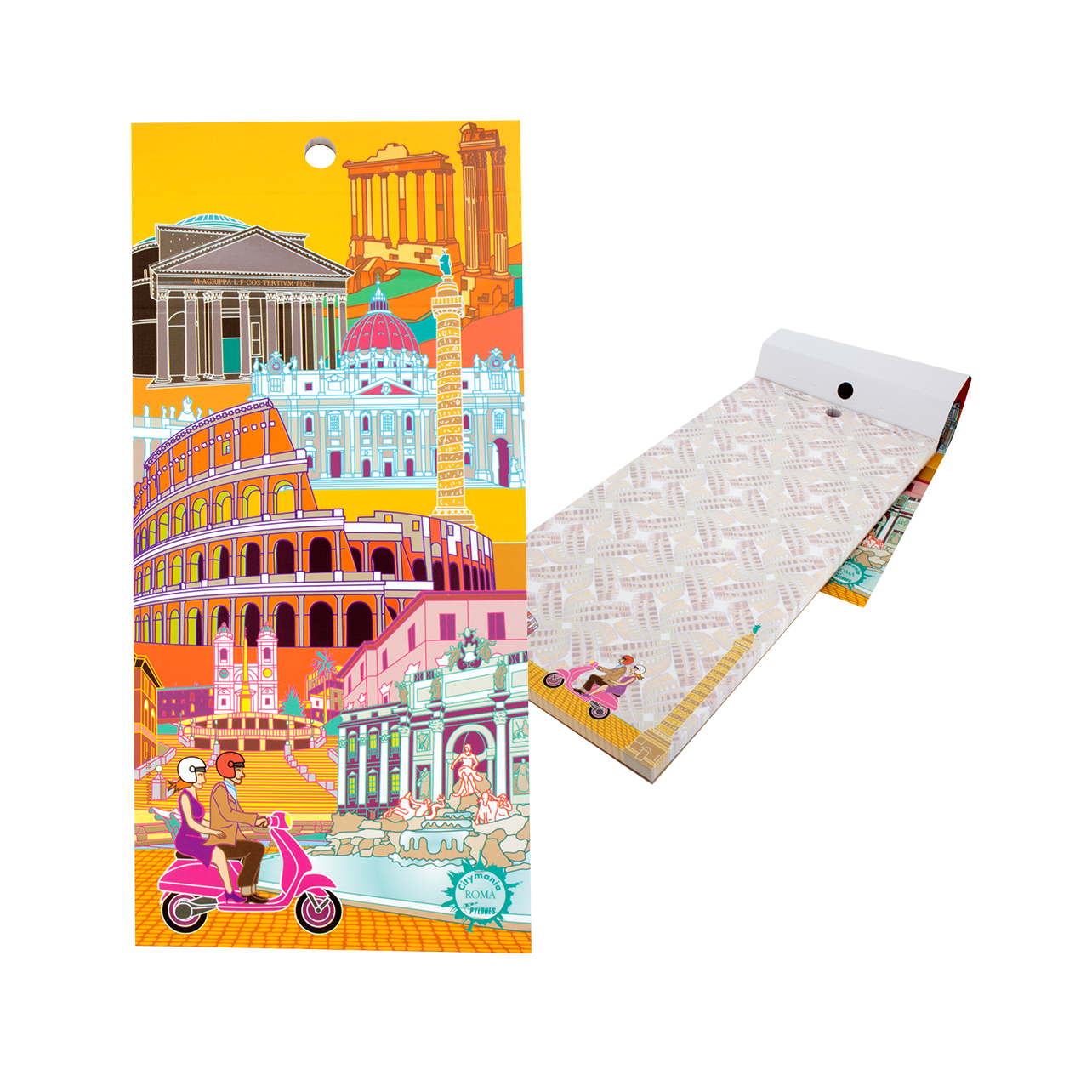 Bloc note magnétique - Formalist - Rome - Pylones