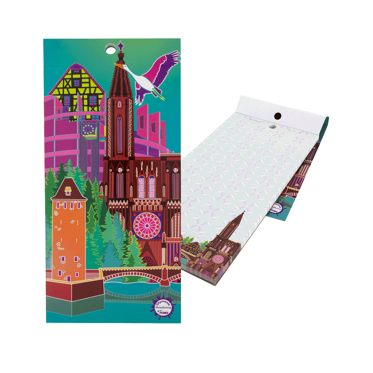 Bloc-notes magnetico - Formalist - Strasbourg - Pylones