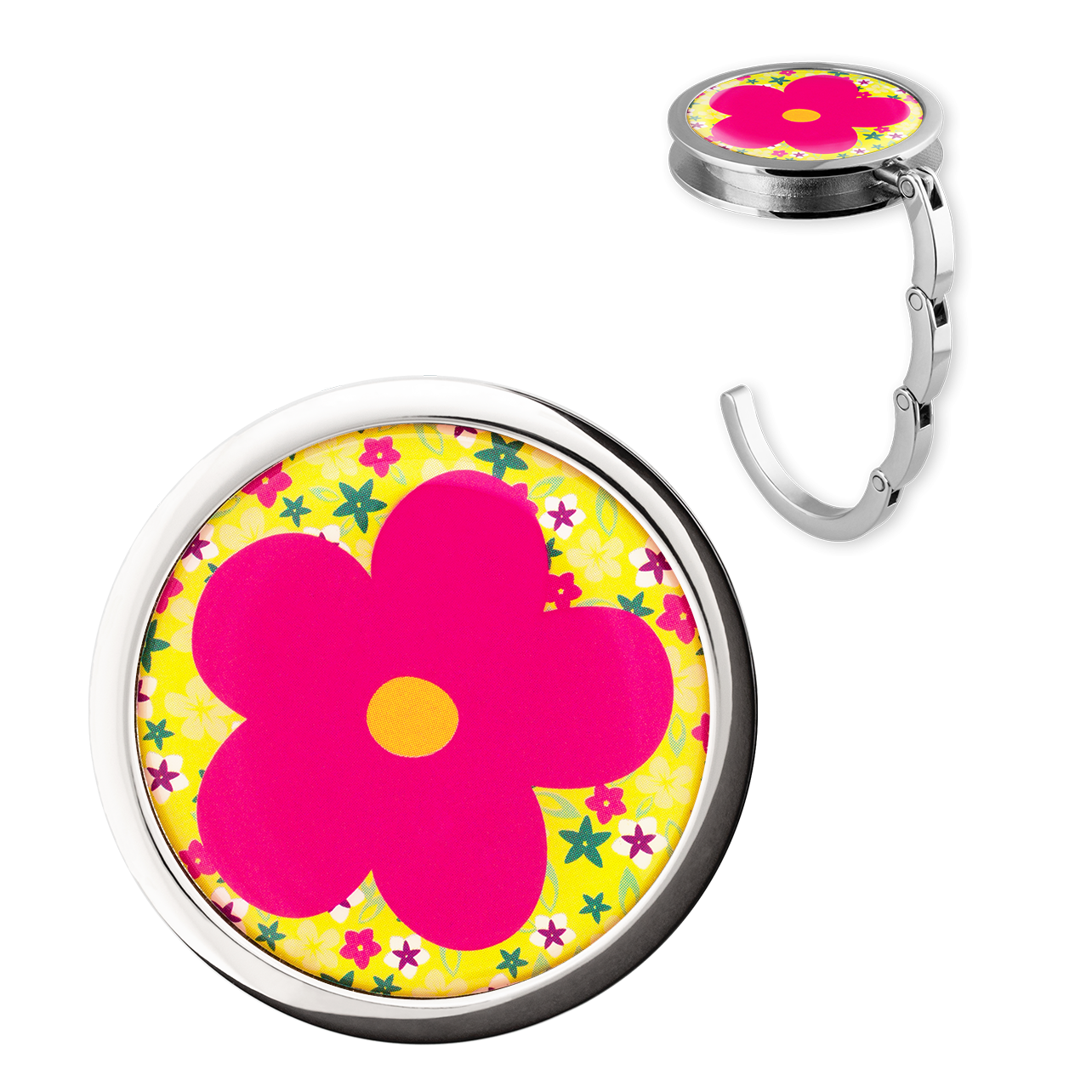 Accroche / porte sac à main original pour table avec crochet - Pylones