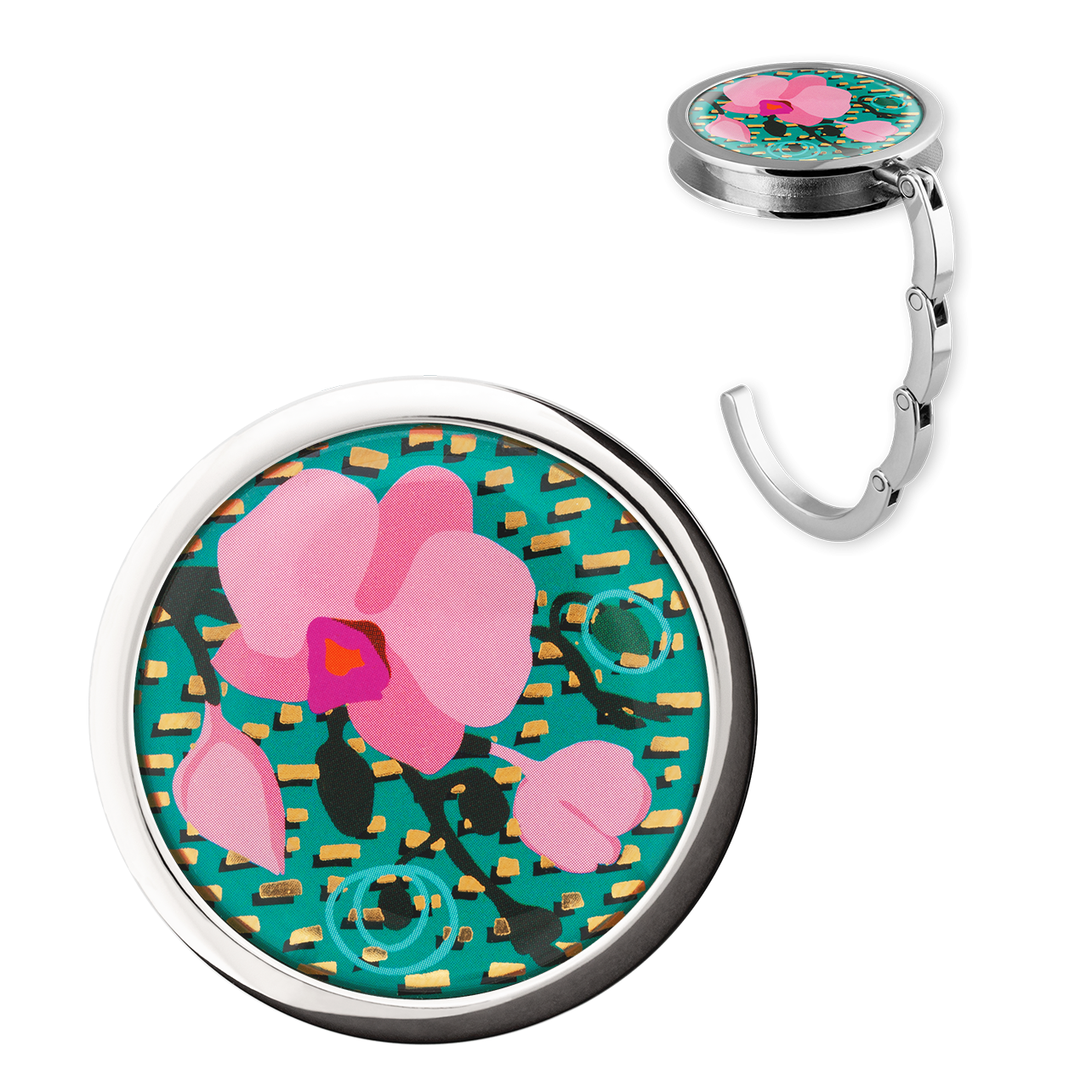 Handbag hook - Dîner en Ville - Orchid Blue - Pylones