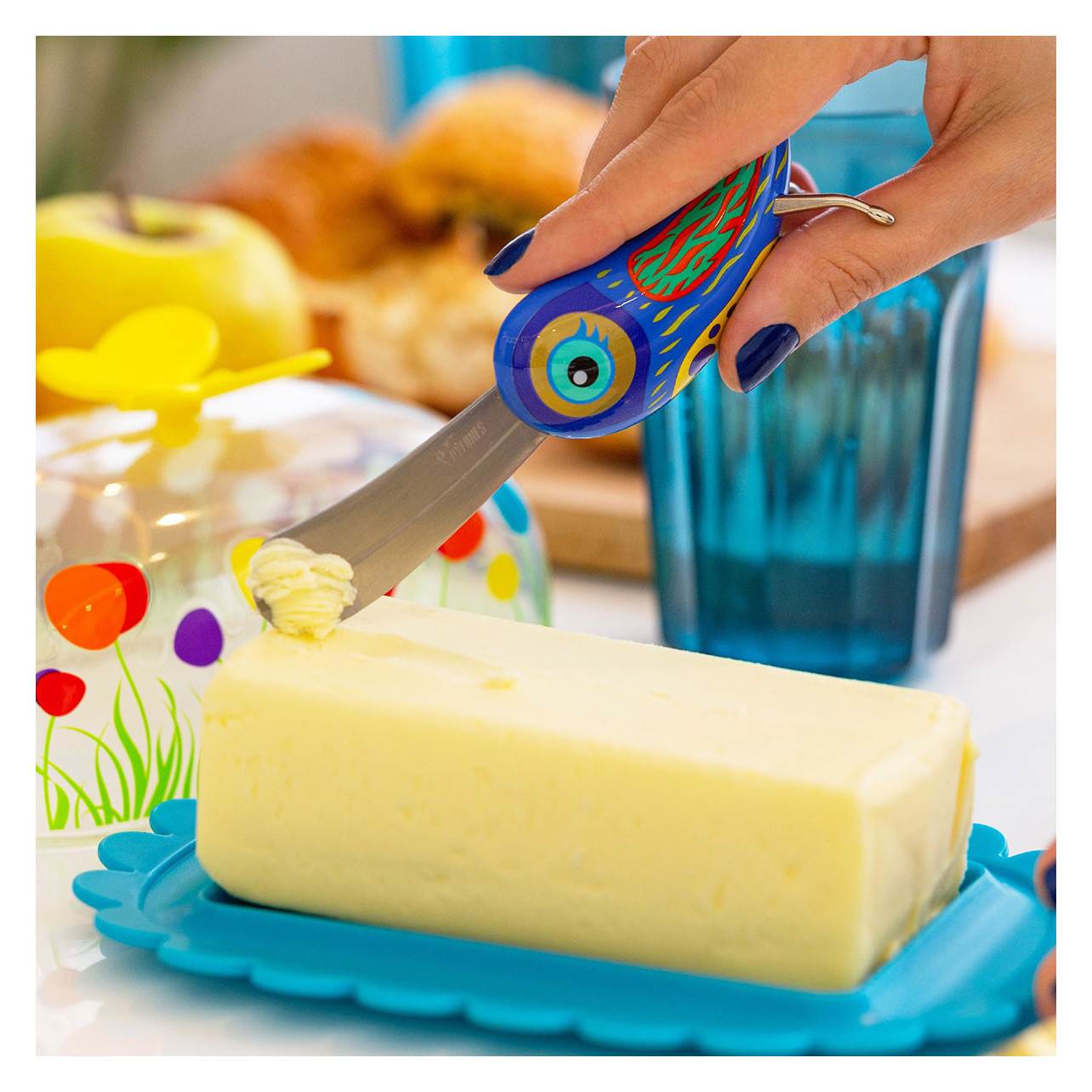 Butter knife original and design - Fanfaron - Blue 2 - Pylones