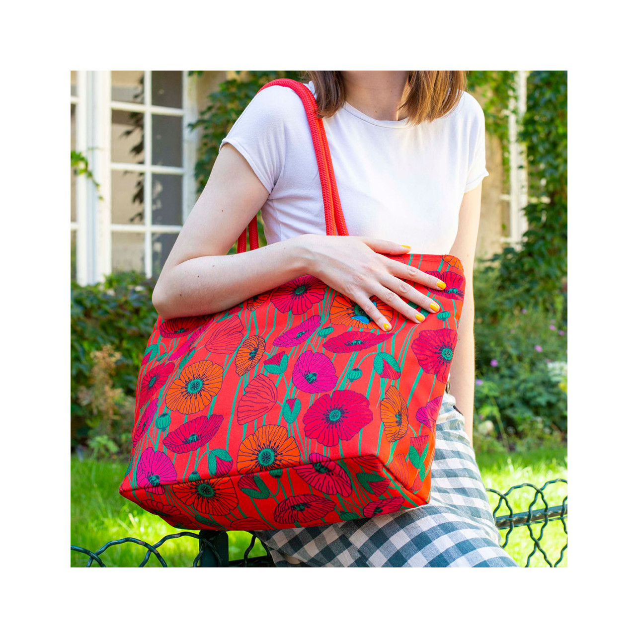 Shopping bag - My Daily Bag 2 - Coquelicots - Pylones