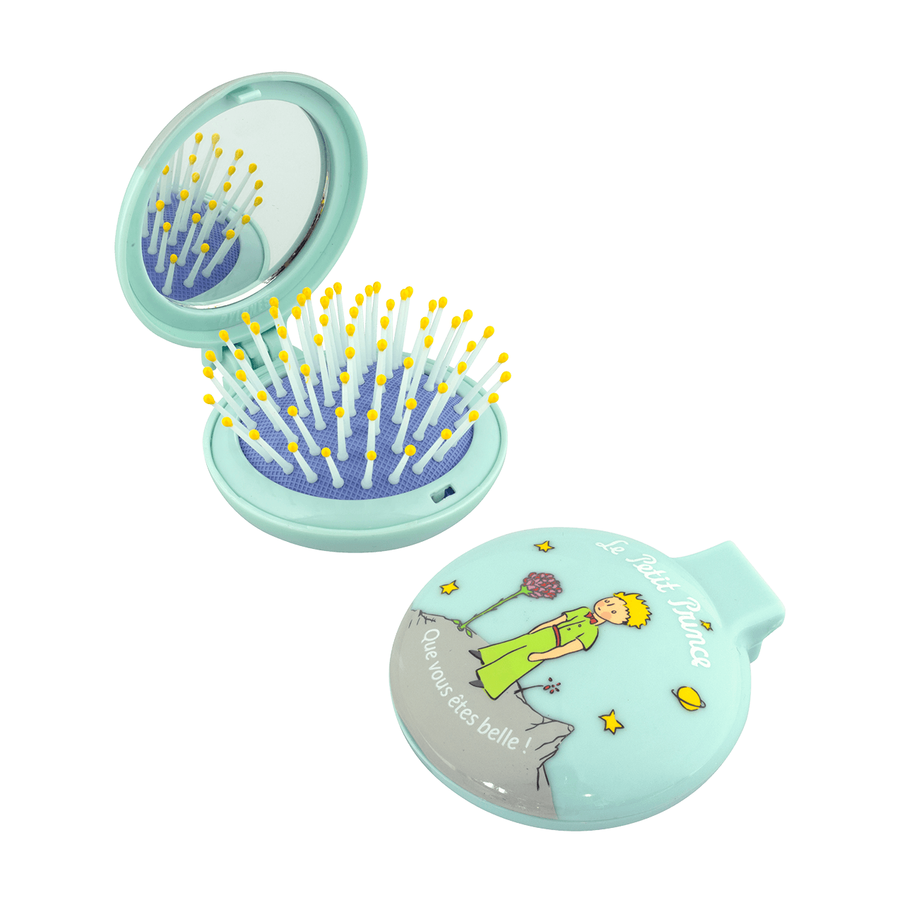 2 in 1 hairbrush and mirror - Lady Retro - The Little Prince - Pylones