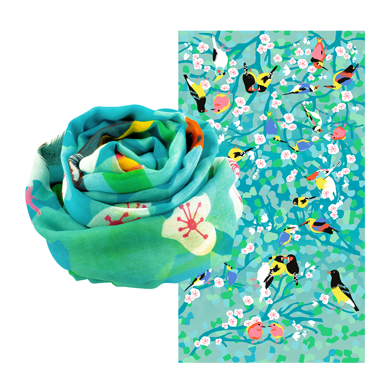 Scarf - Balade - Birds - Pylones