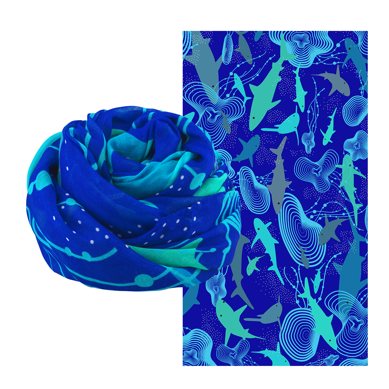 Foulard design coloré & original - Pylones