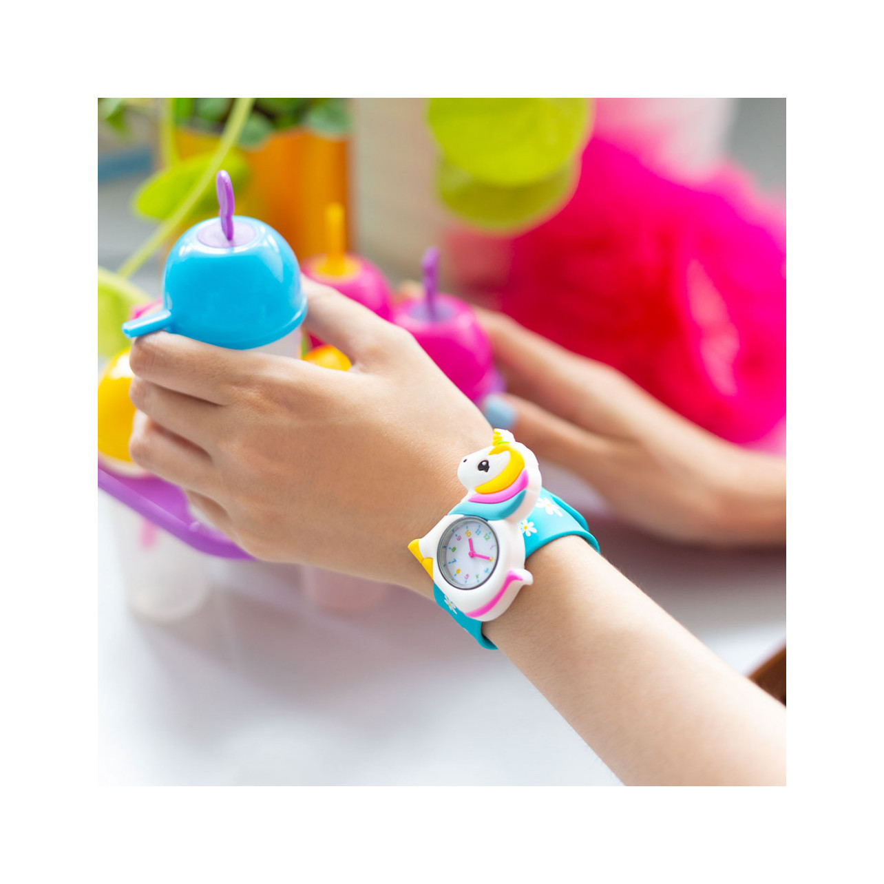 Funny Time - Slap watch - Blue Unicorn - Pylones