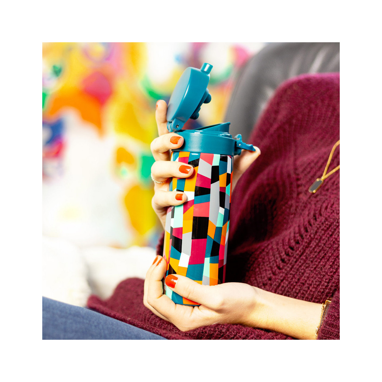 Thermal cup - Keep Cool Click - Accordeon - Pylones