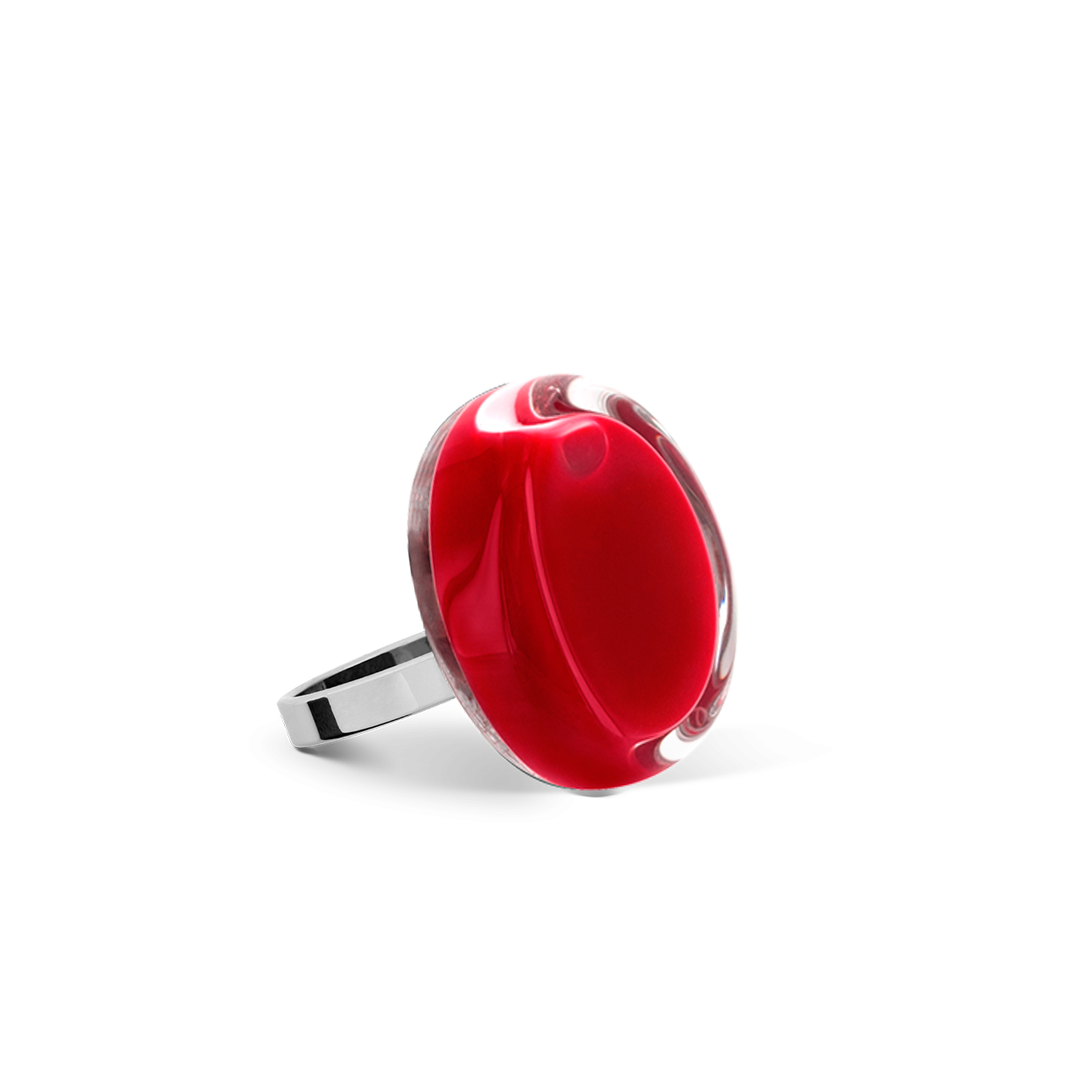 Glass ring - Cachou Nano Milk - Dark Red - Pylones
