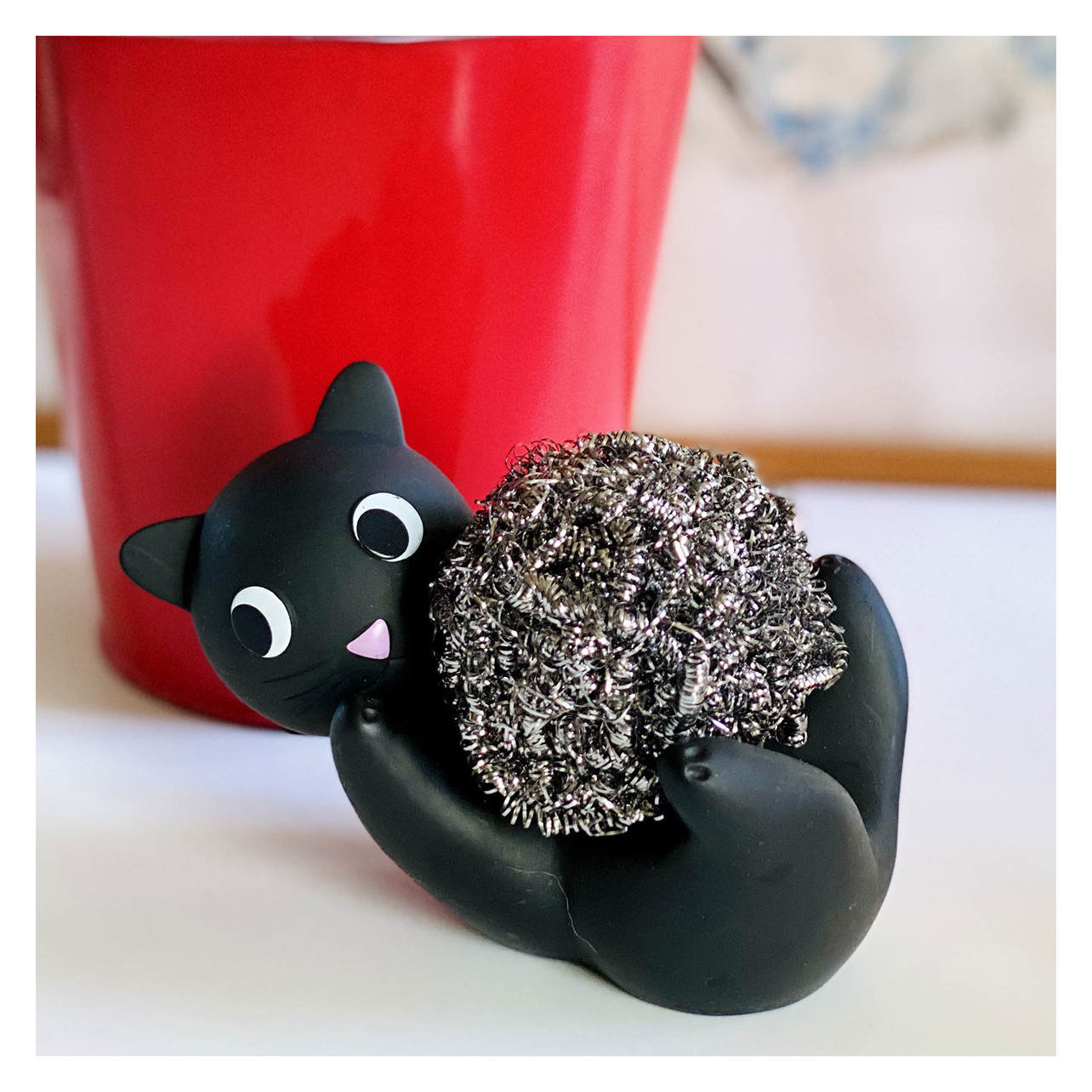 Metal sponge-holder - Max Le Ferrailleur - Black - Pylones