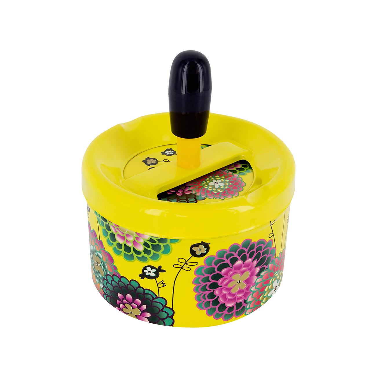 Push-button ashtray design - Pousse Pousse - Dahlia - Pylones