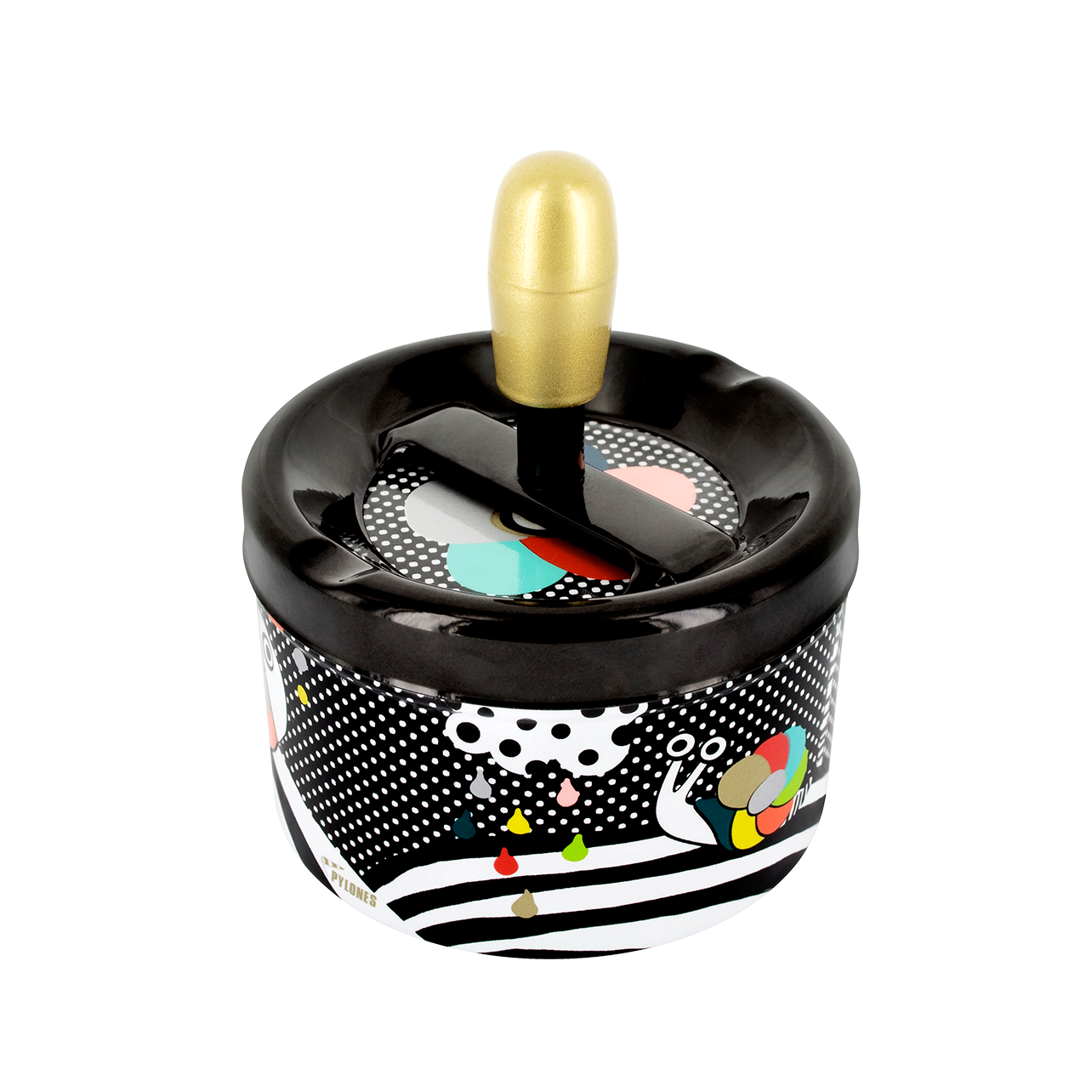 Cendrier poussoir design - Pousse Pousse - Scale - Pylones