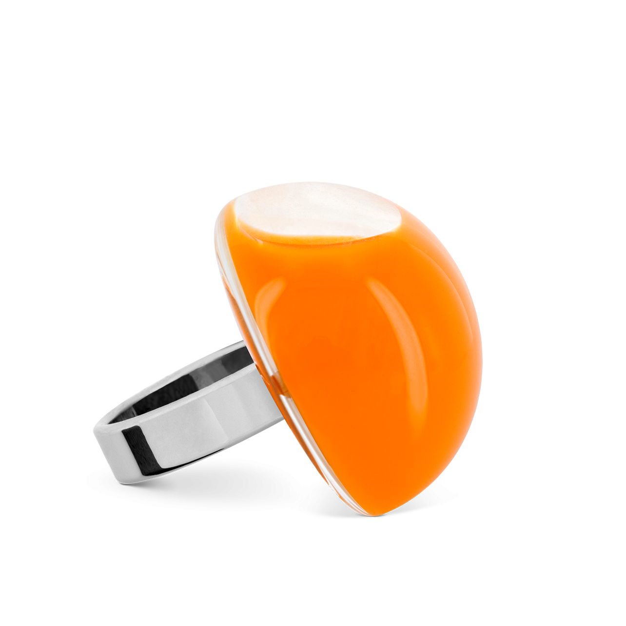 Glasring - Dome Medium Milk - Orange - Pylones