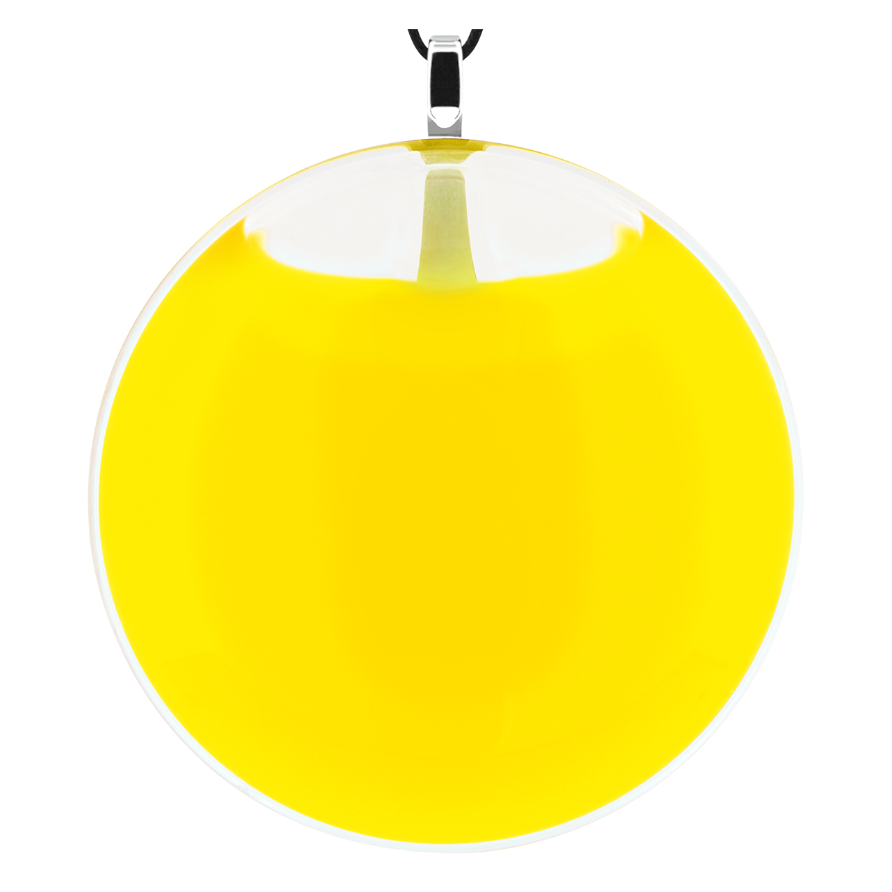 Pendentif - Galet Giga Milk - Jaune - Pylones