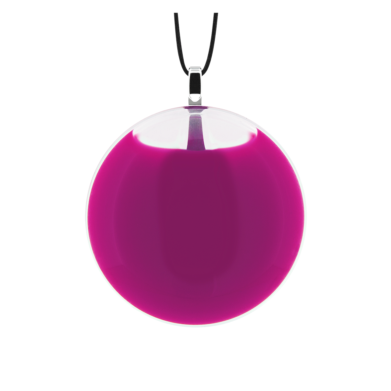 Pendentif - Galet Mini Milk - Fushia - Pylones