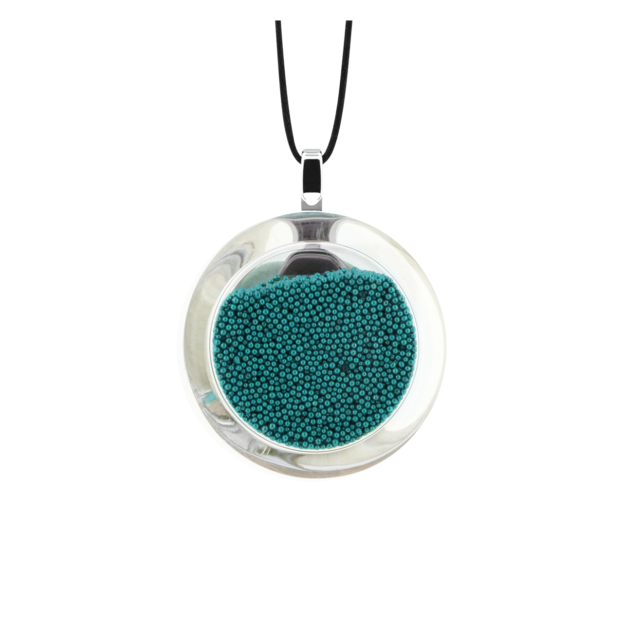 Necklace - Cachou Mini Billes - Turquoise - Pylones