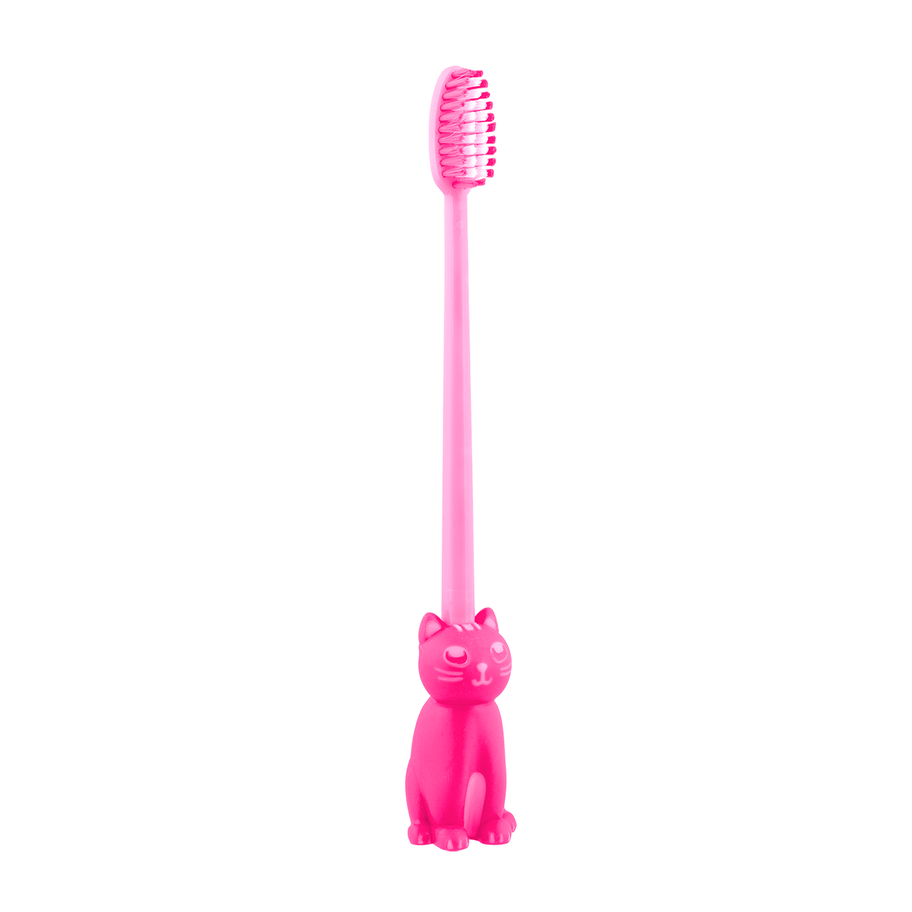 Toothbrush - Cat Smile - Pink - Pylones