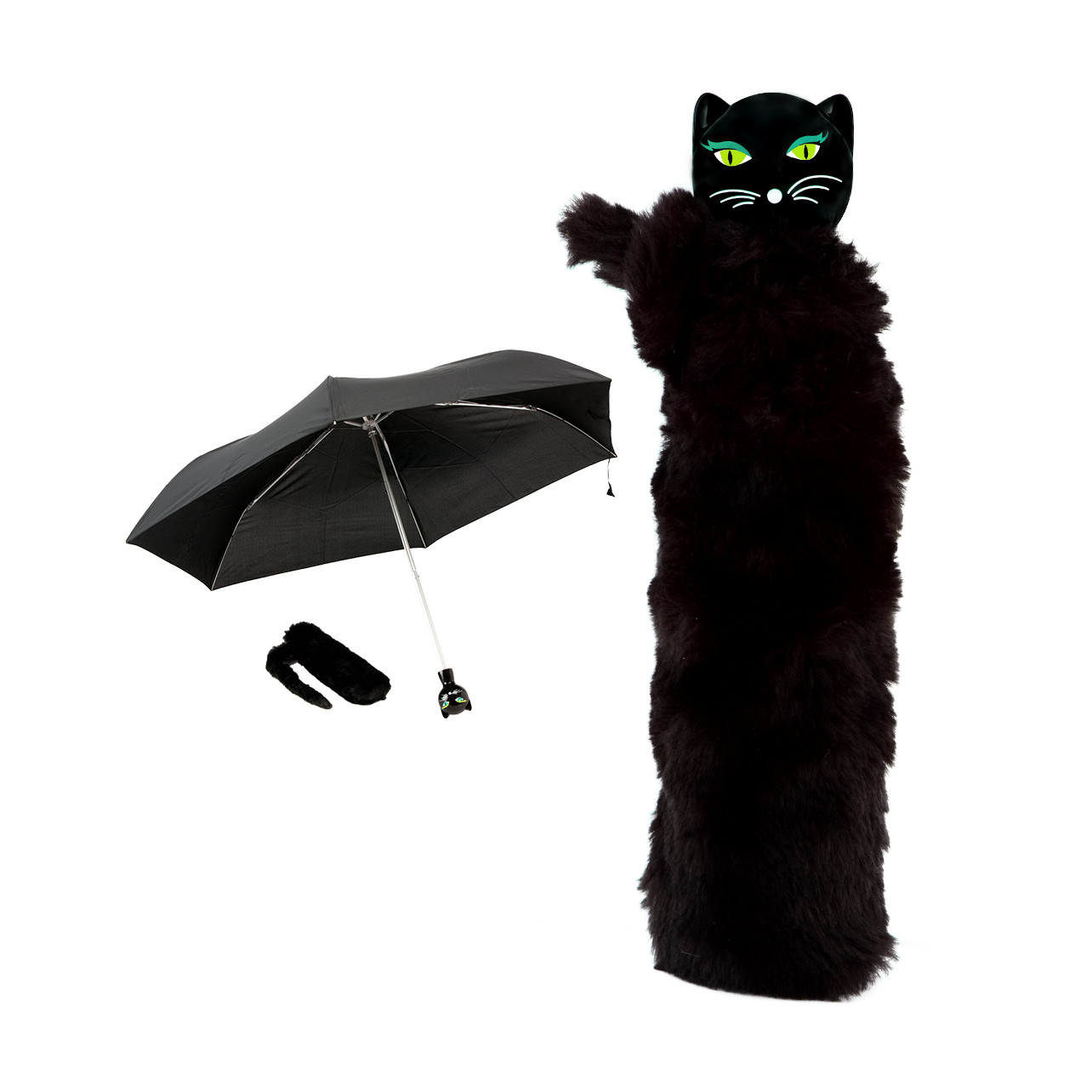Compact umbrella - Chapka - Black Cat - Pylones