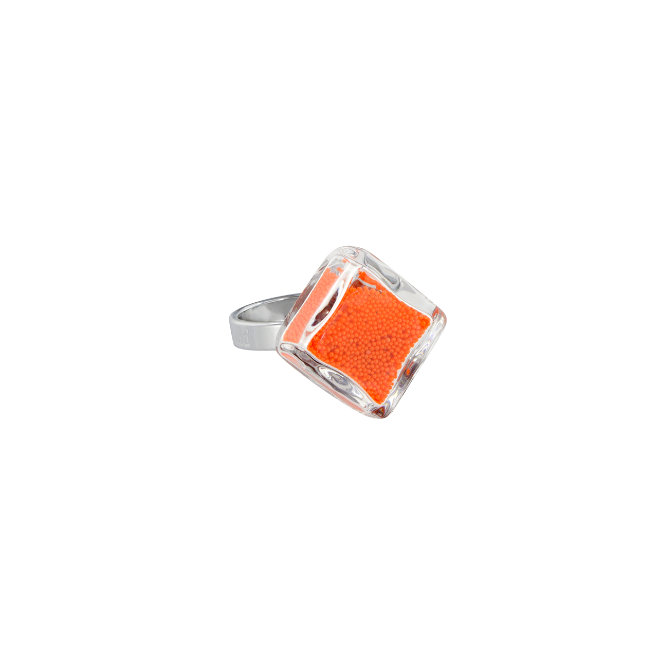Glasring - Losange Nano Billes - Orange - Pylones
