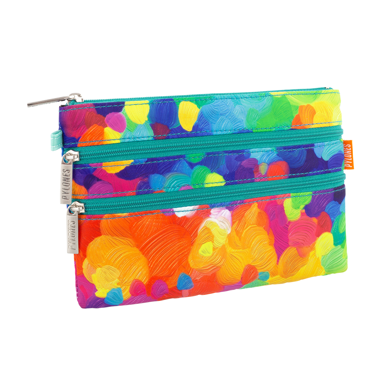 Pouch with 3 Zips - Zip It - Palette - Pylones