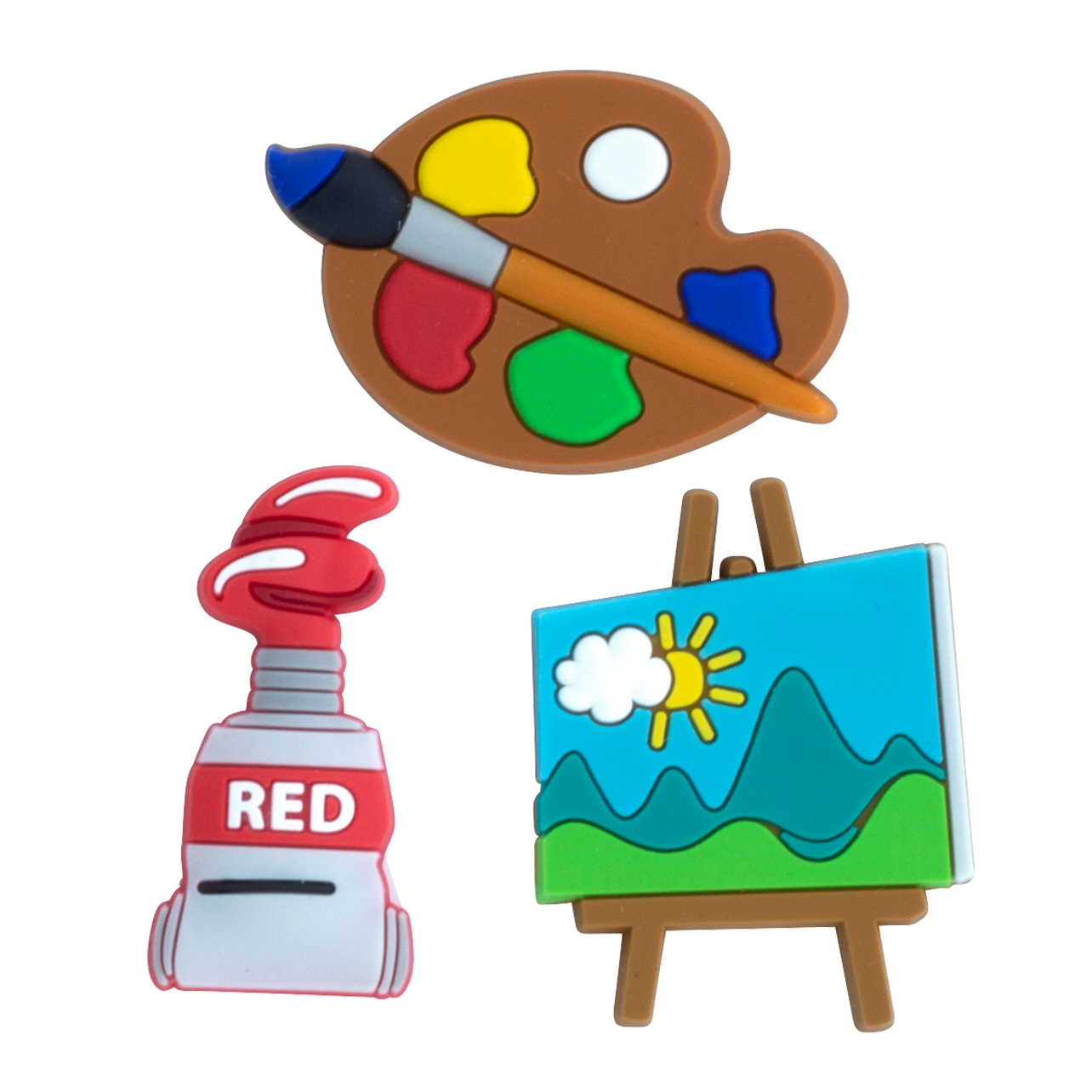 Set of 3 magnets - Happy - Palette' - Pylones