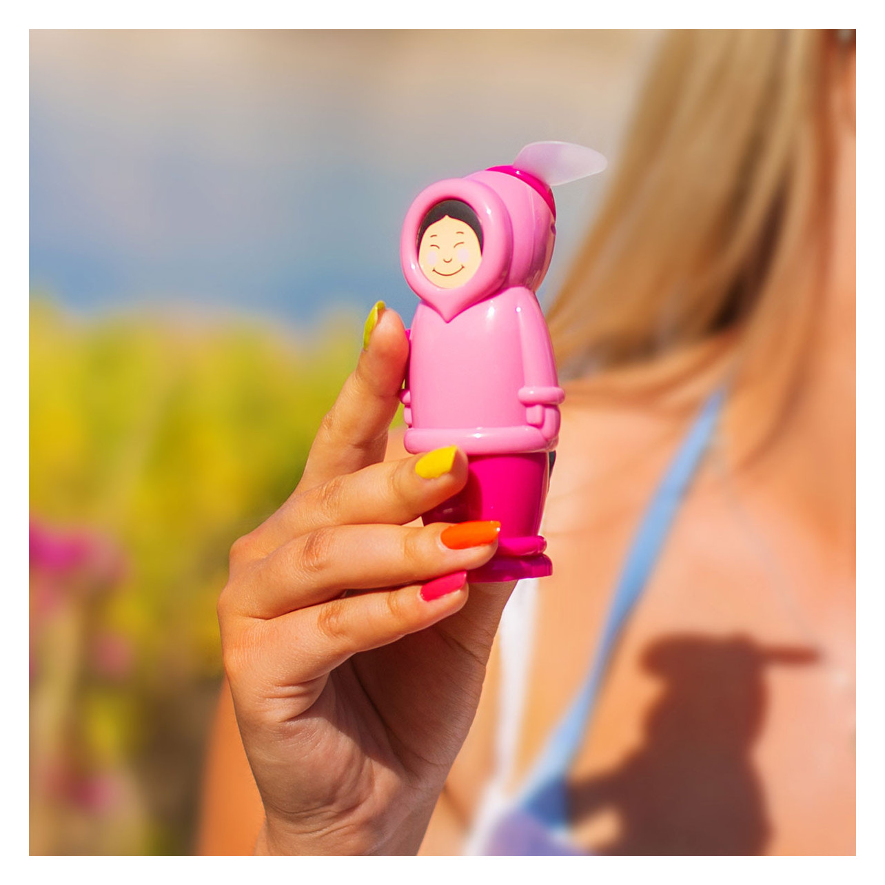 Pocket fan - Eskimo - Girl Pink - Pylones