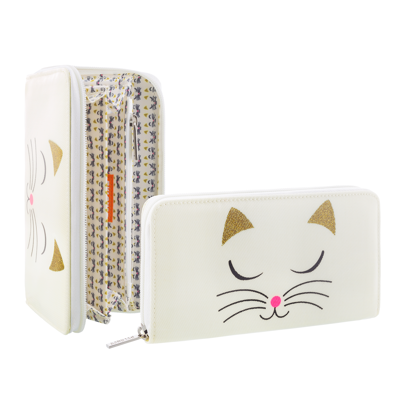 Wallet - Voyage - White Cat - Pylones