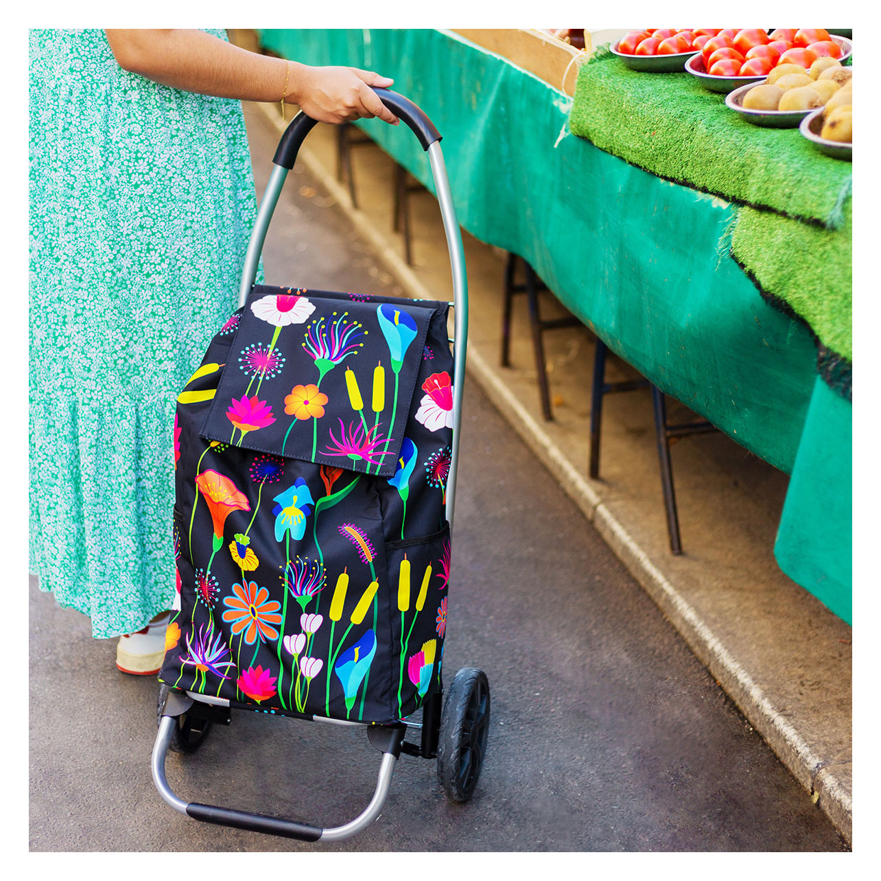 Carrello per la spesa - Trolly - Jardin Fleuri - Pylones