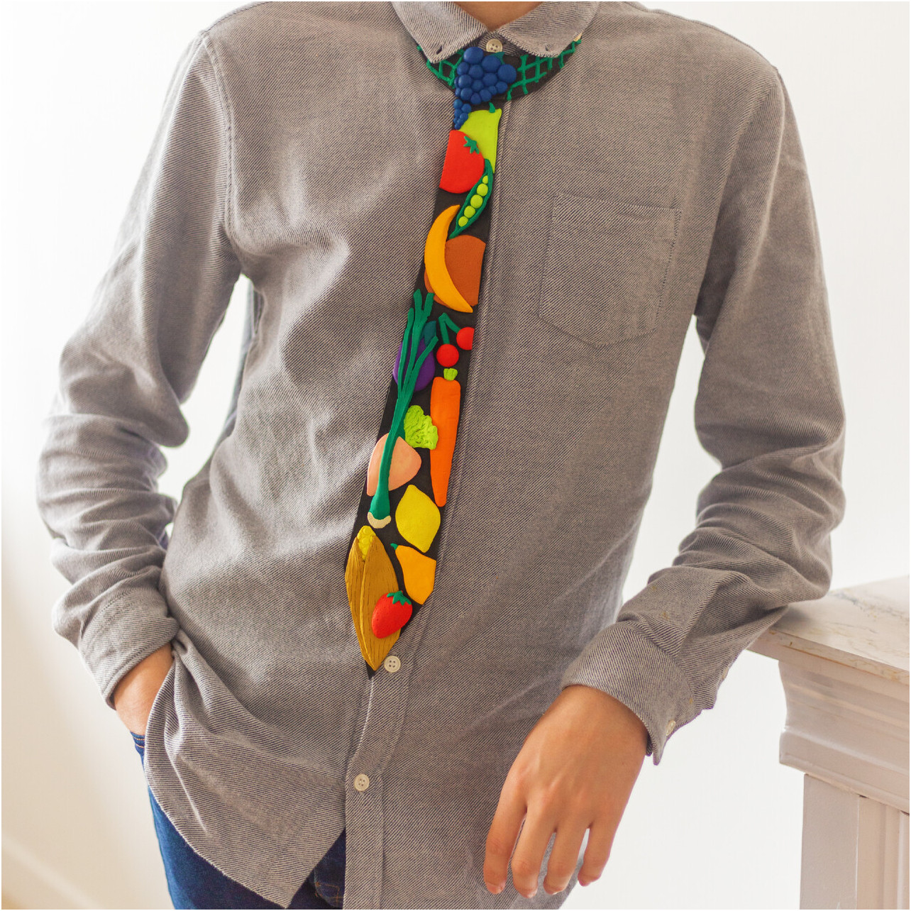 Vintage - Latex tie - Pylones