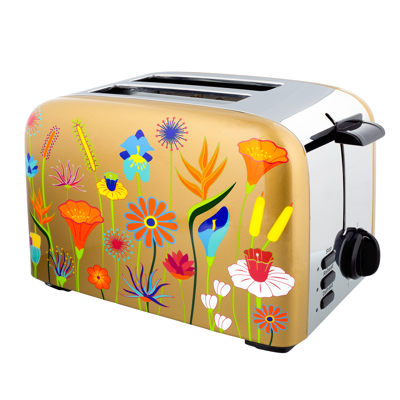 Toaster - Tart'in - Jardin Fleuri Gold - Pylones
