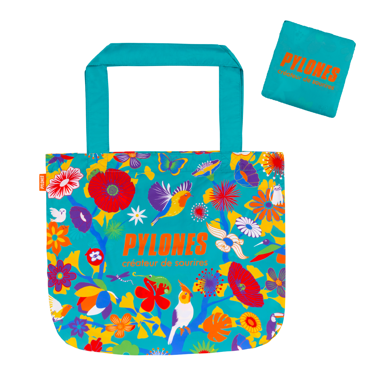 Sac de course Shopping - Turquesa - Pylones