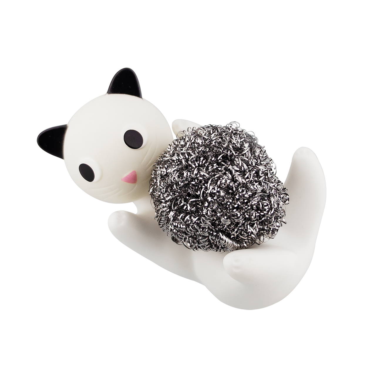 Metal sponge-holder - Max Le Ferrailleur - White - Pylones