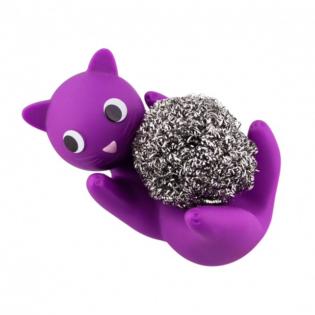 Metal sponge-holder - Max Le Ferrailleur - Black - Pylones