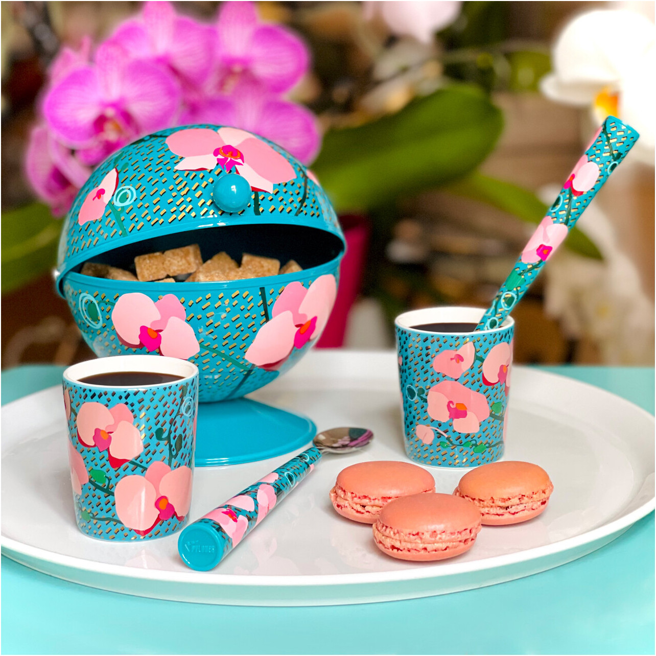 Sugar bowl - Abu - Orchid Blue - Pylones