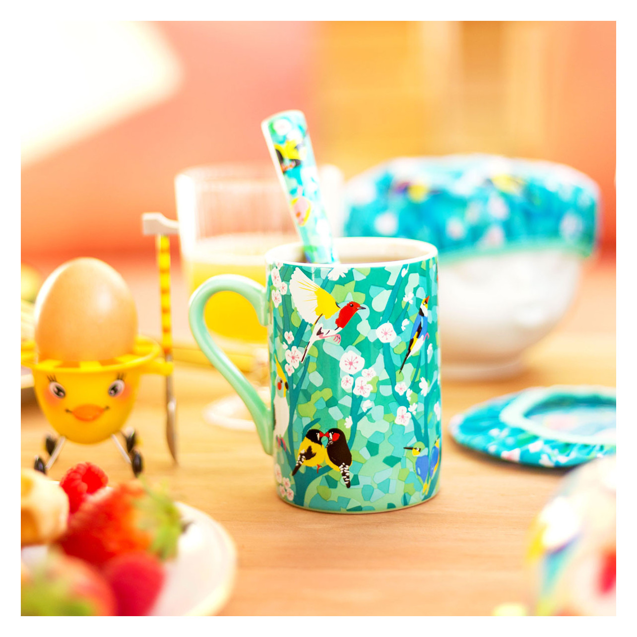Mug - Schluck - Birds - Pylones