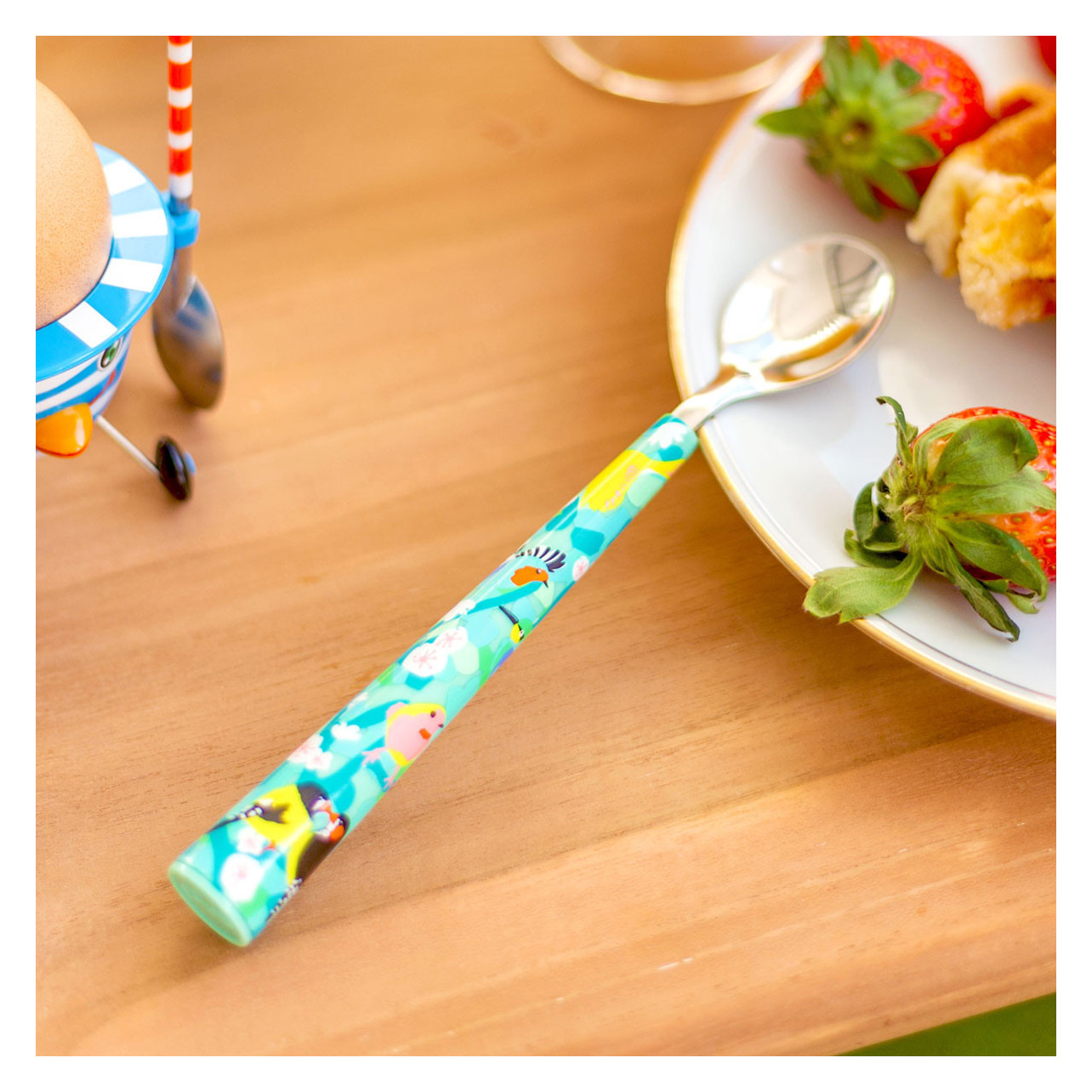 Cucchiaio da dessert - Sweet Spoon - Birds - Pylones