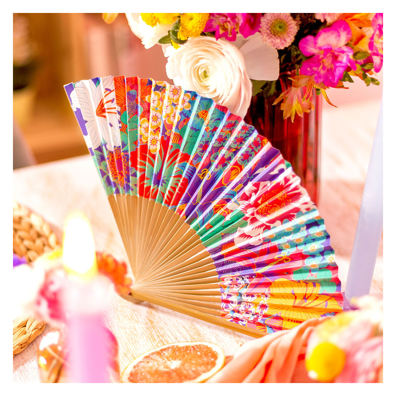 Eventail coloré - LHO - Bouquet - Pylones