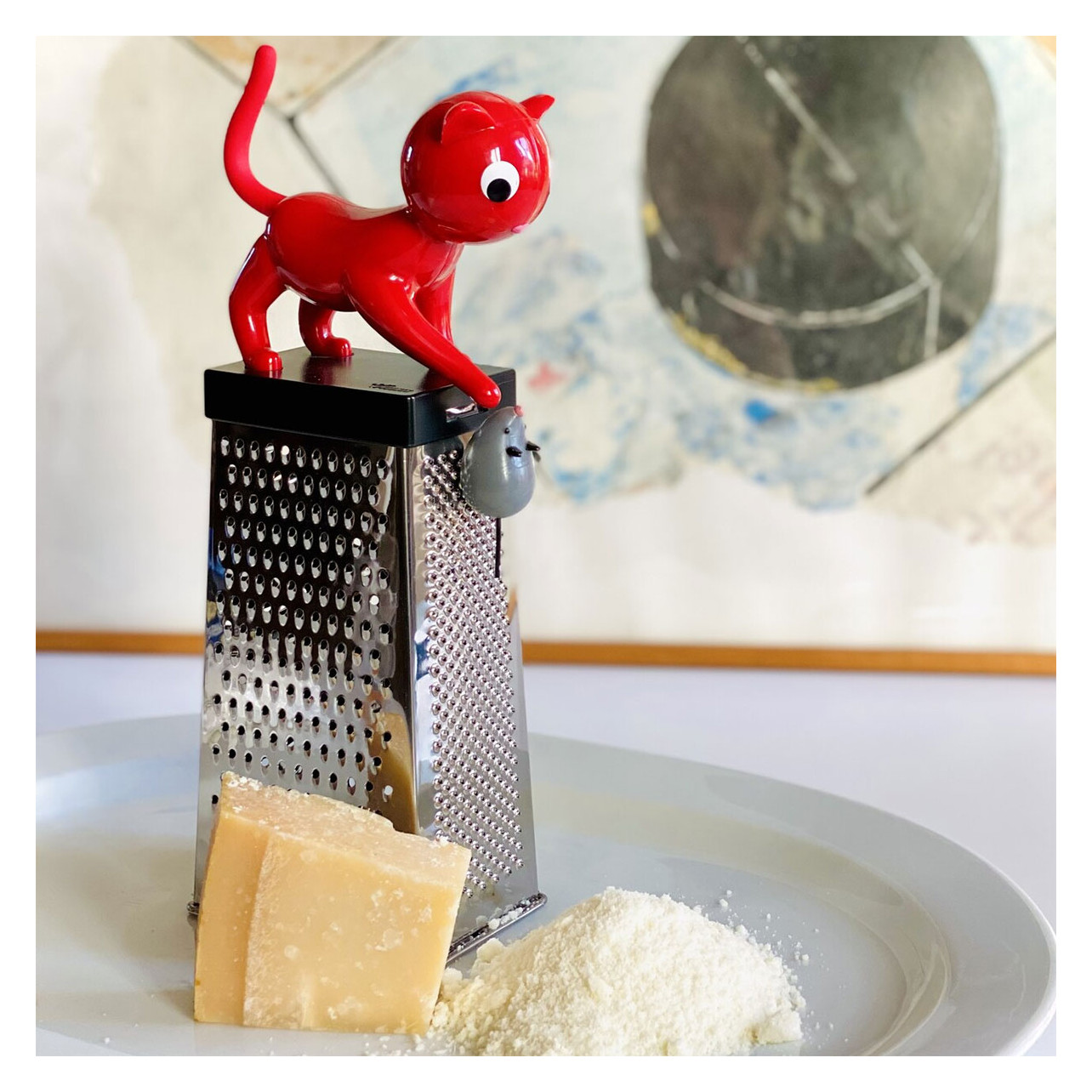 Manuelle Edelstahl-Käse- und Gemüsereibe - PYLONES - Pylones