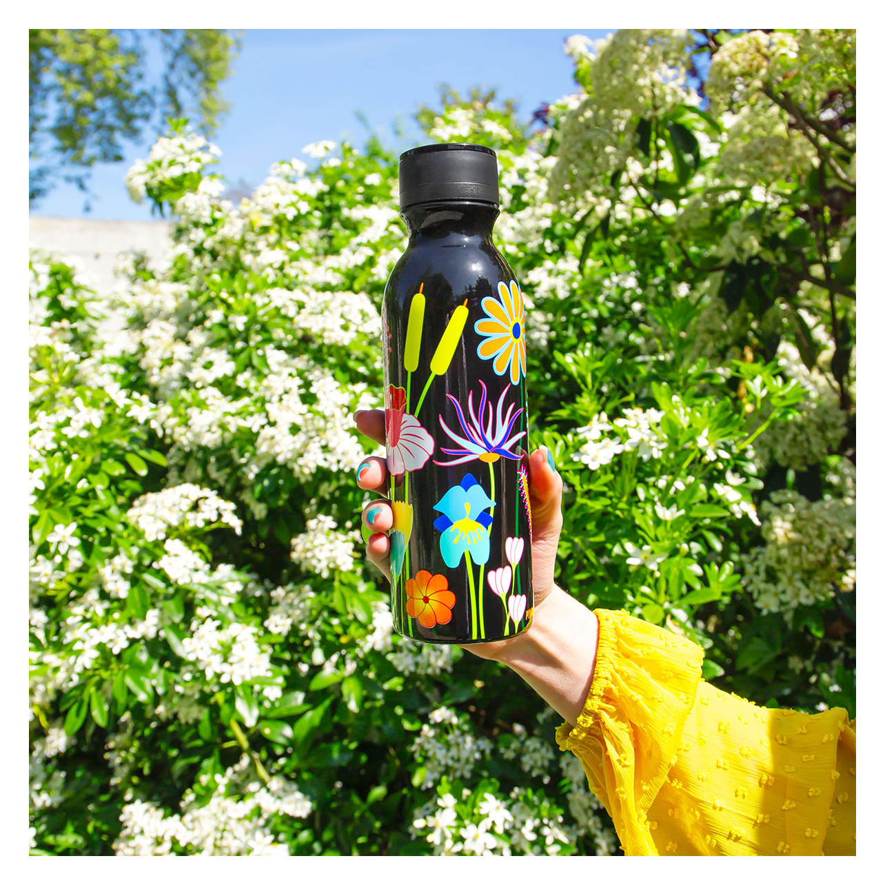 Thermal flask - Medium Keep Cool Bottle - Jardin Fleuri - Pylones