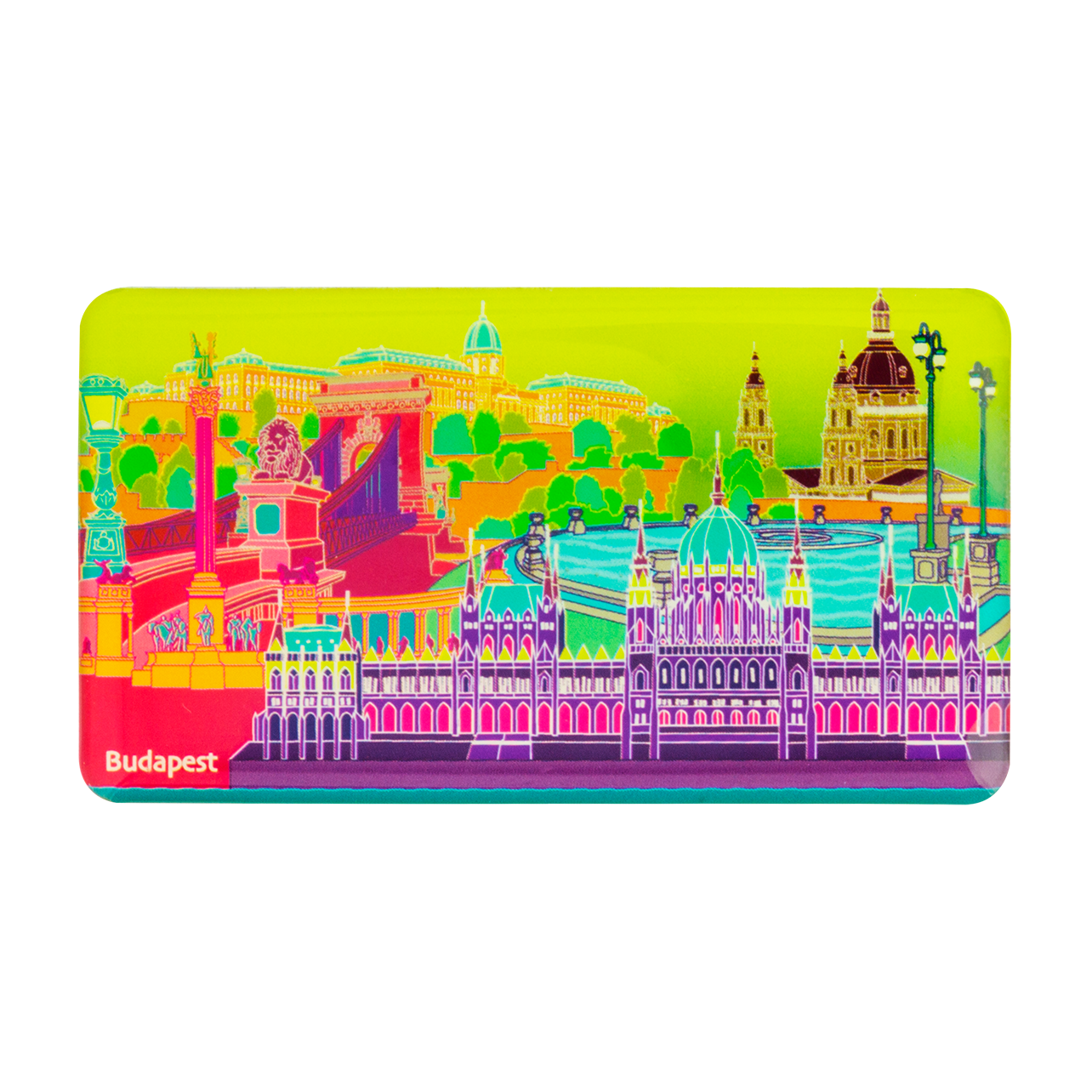 Visit my city - magnet - Budapest 2 - Pylones