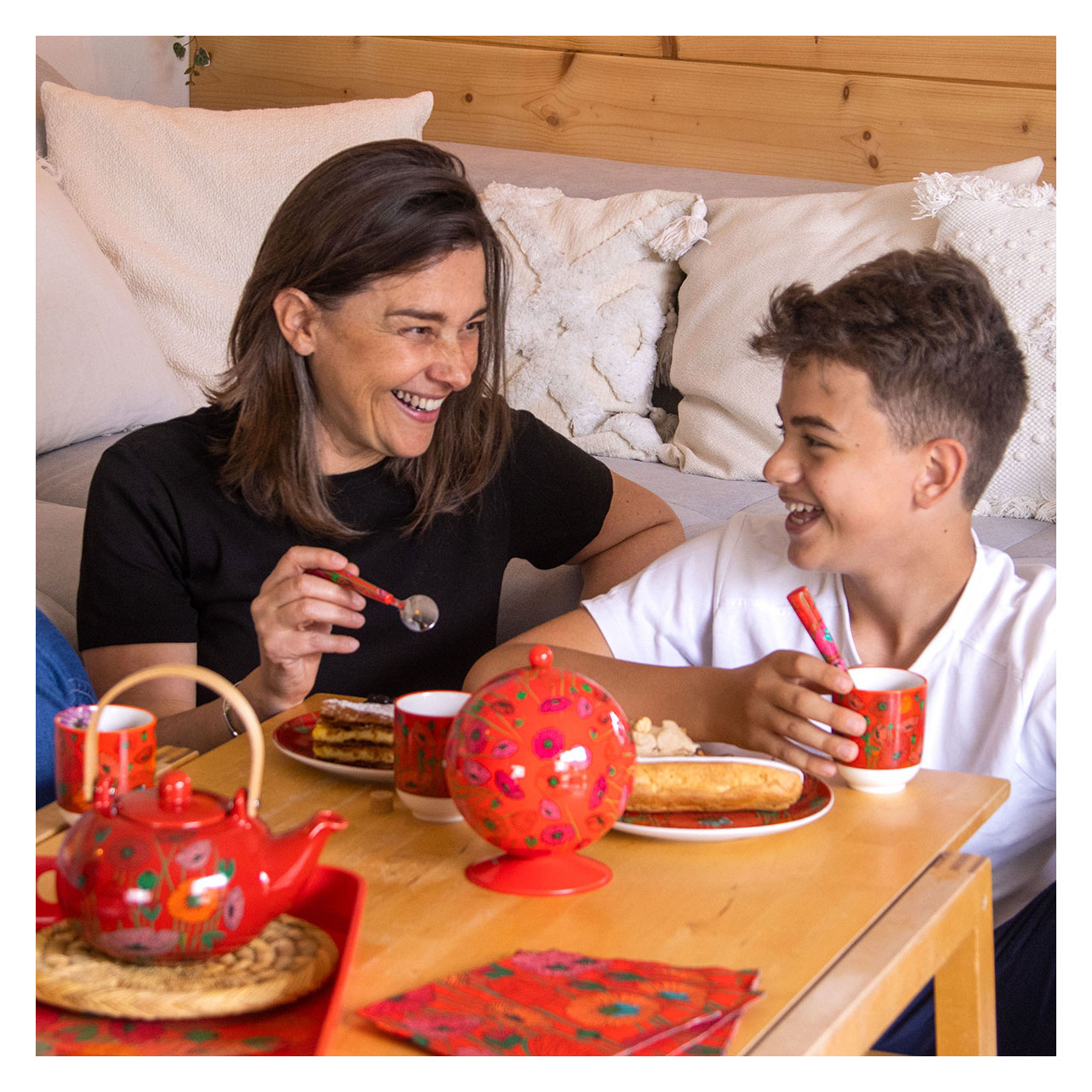 Sugar pot - Coquelicots - Pylones