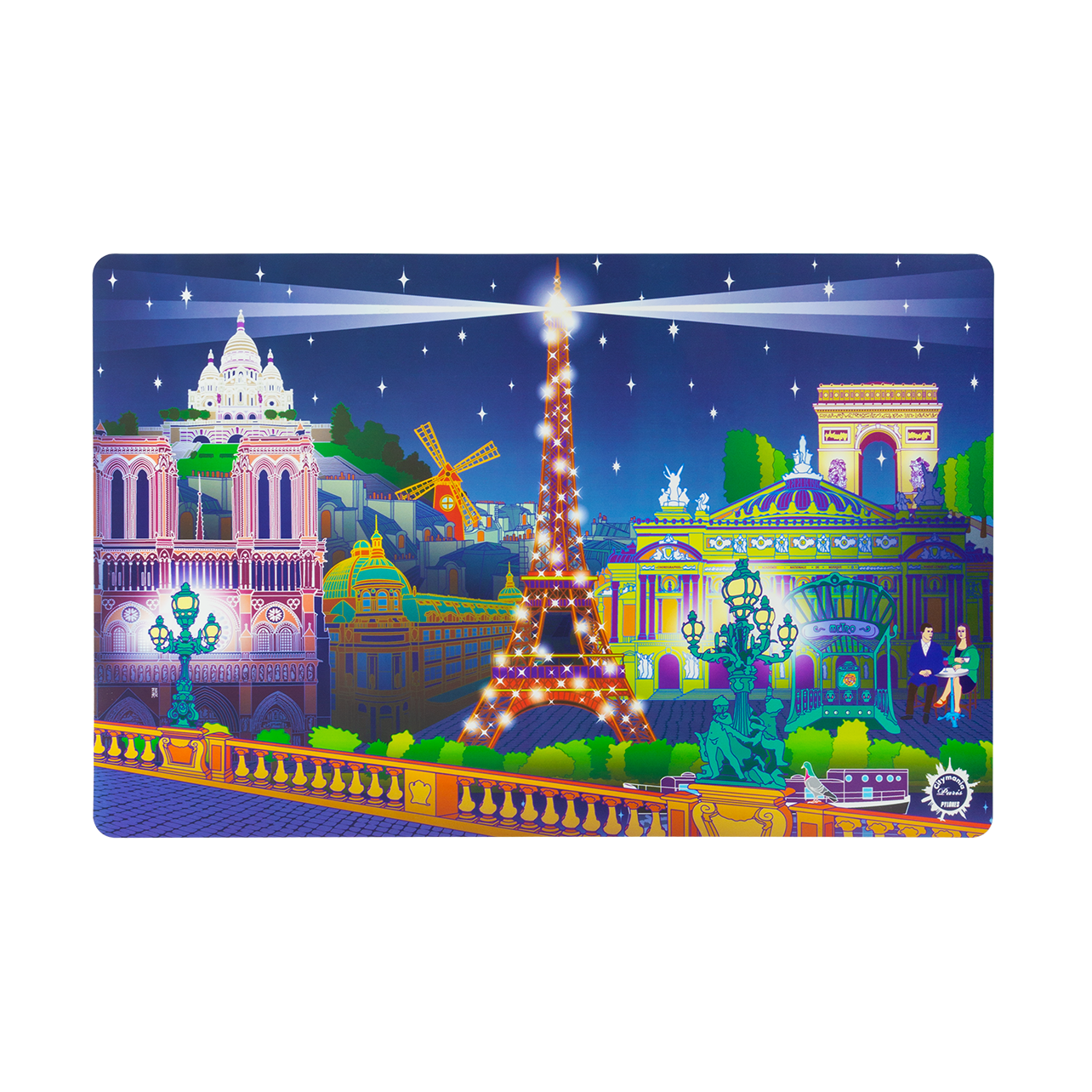 Set de Table - Set my city - Paris Night - Pylones