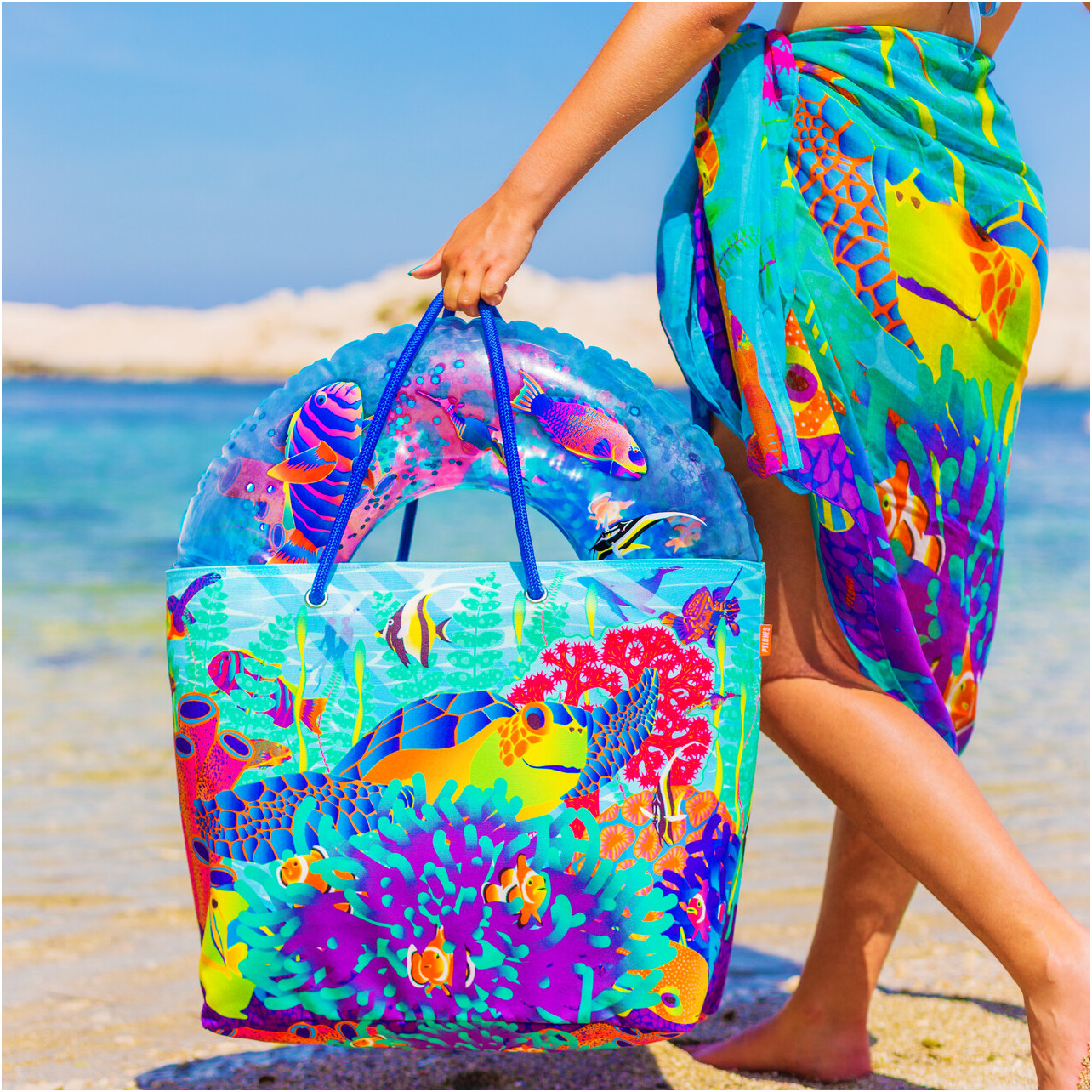Shopping bag - My Daily Bag 2 - Fluocéan - Pylones