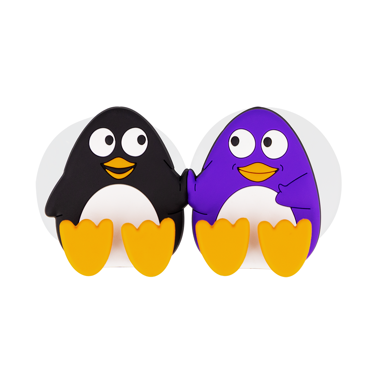 Porte 2 brosses à dent / support brosses a dent - Ani-toothi - Pingouin ...