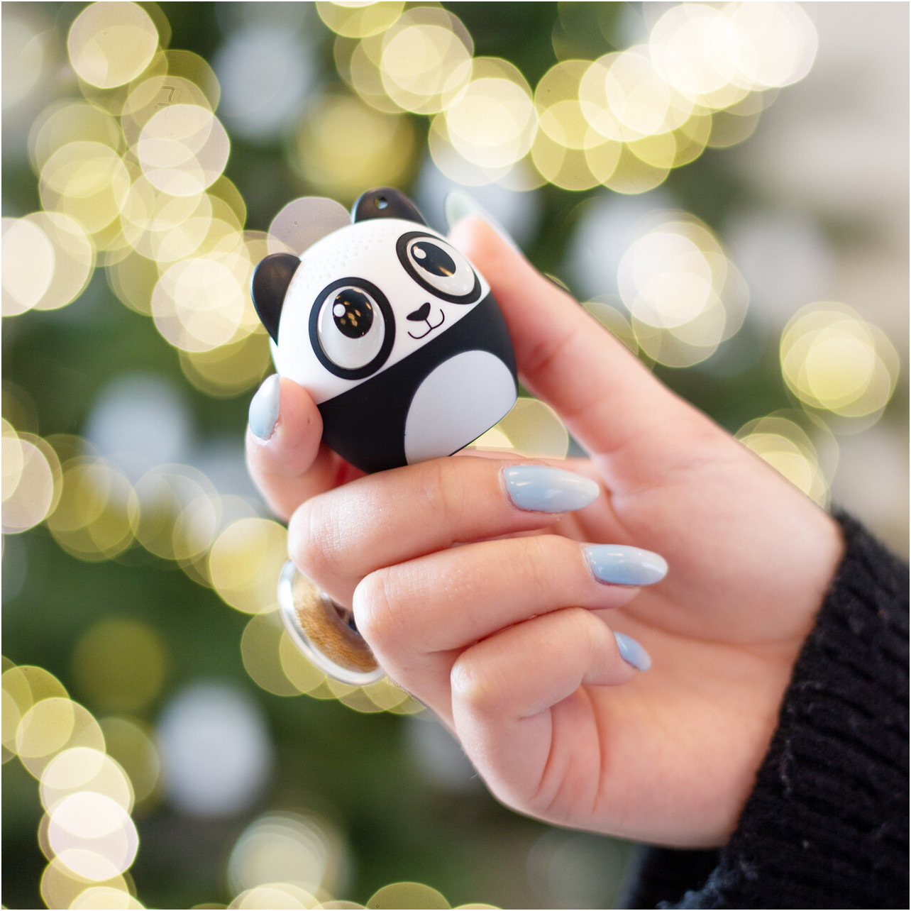 Mini enceinte bluetooth sans fil - Sing song - Panda - Pylones