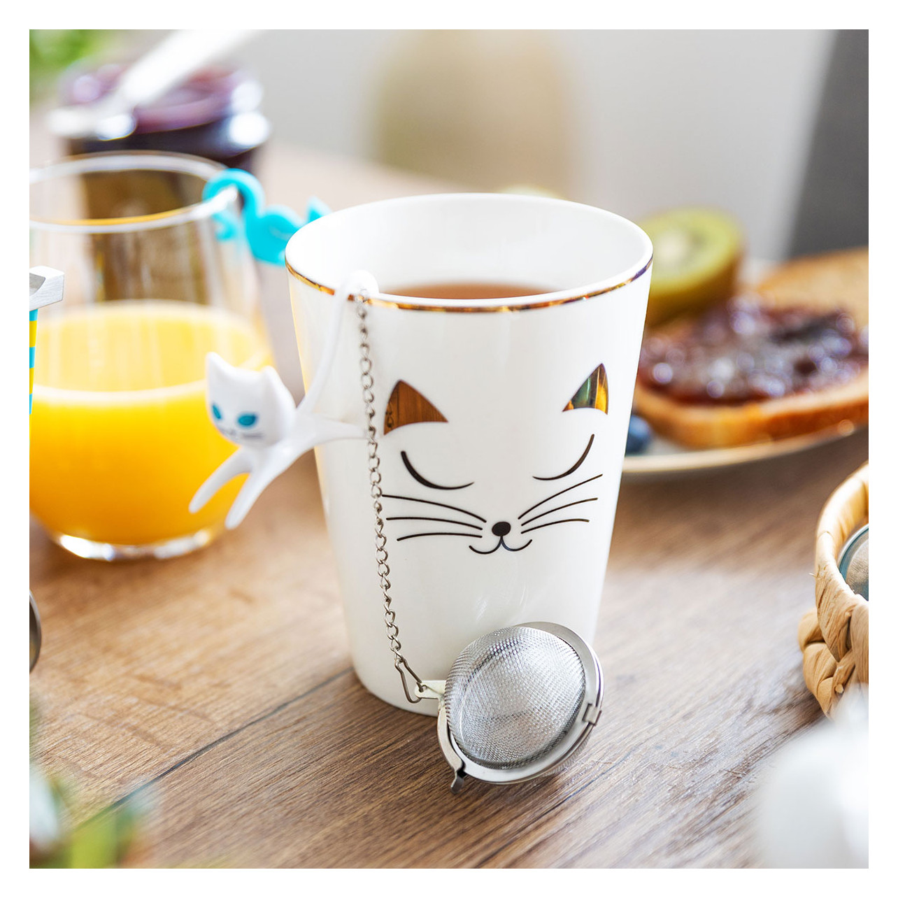 Mug 45 cl - Maxi Cup - White Cat - Pylones